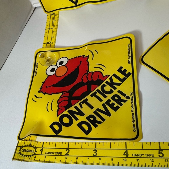 Sesame Street | Other | Jim Henson Elmo Car Window Decor Dont Tickle ...